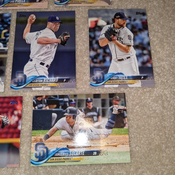 Topps | Other | Topps 28 San Diego Padres Card Lot Of 12 | Poshmark